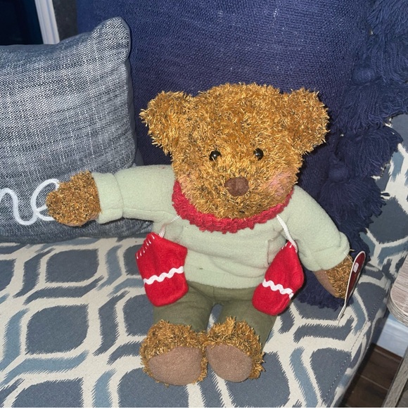 Hallmark | Toys | Hallmark 0 Year Anniversary Teddy Bear Red Scarf And ...